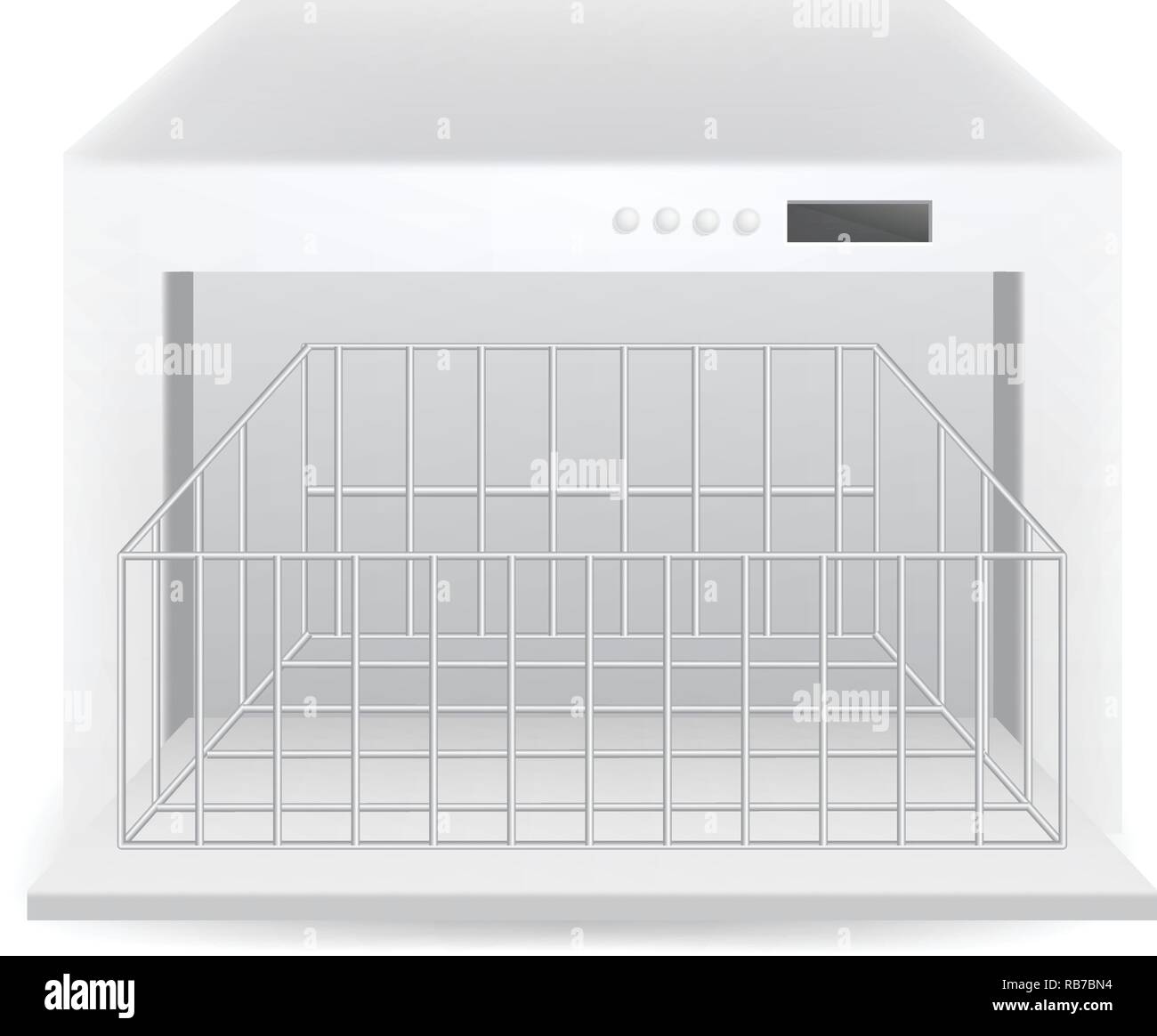 Open dishwasher icon, realistic style Stock Vector Image & Art - Alamy