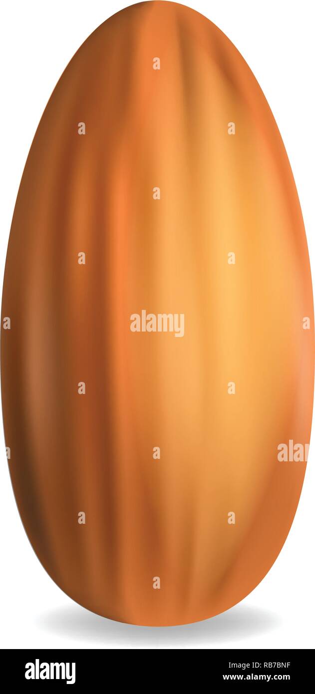 Almond icon, realistic style Stock Vector Image & Art - Alamy