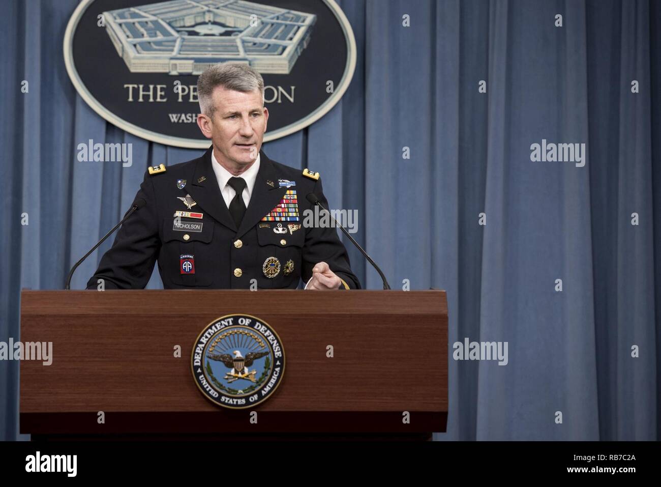 Gen. John Nicholson, the Resolute Support and United States Forces ...