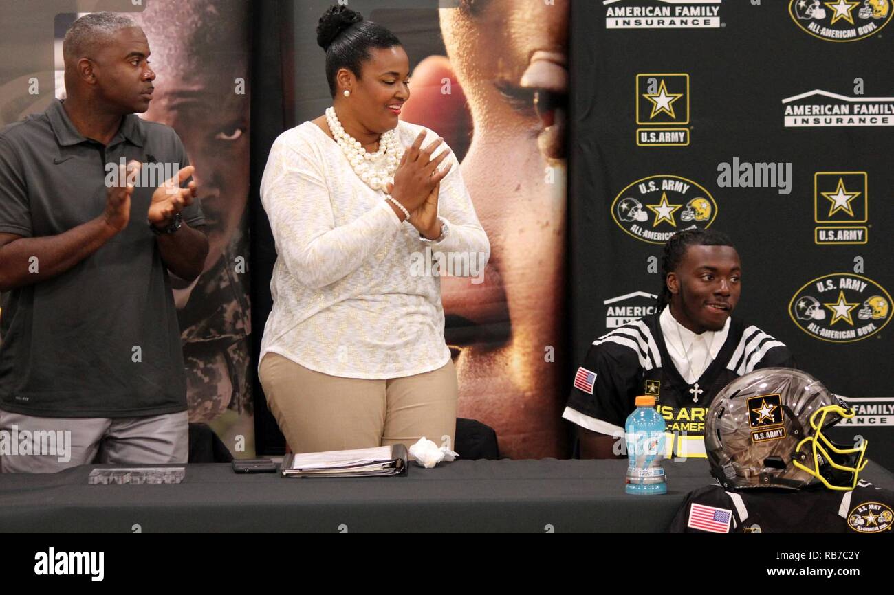 Richard LeCounte, a Liberty County football standout, receives a ...