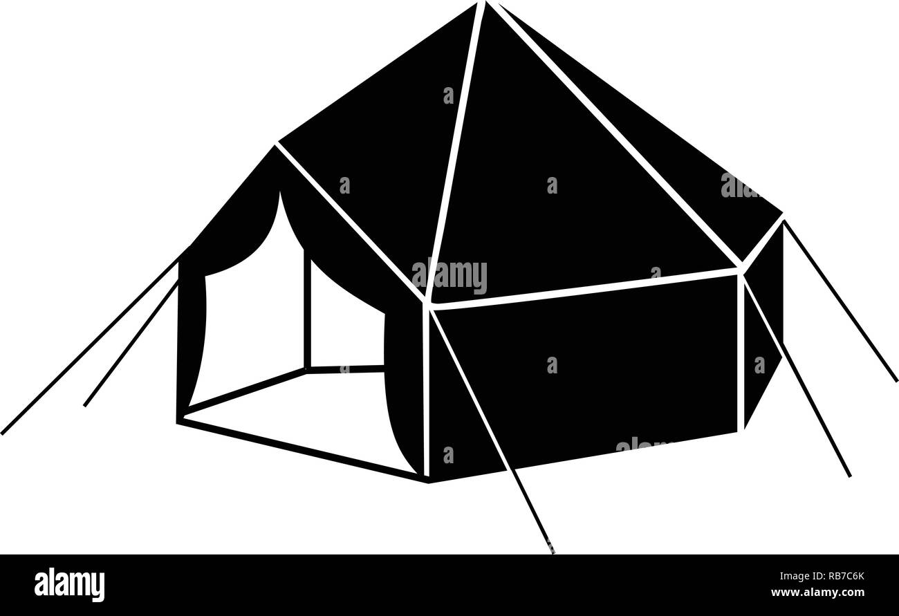 Camp tent icon, simple style Stock Vector Image & Art - Alamy