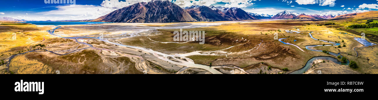 Godley River New Zealand Stock Photo - Alamy