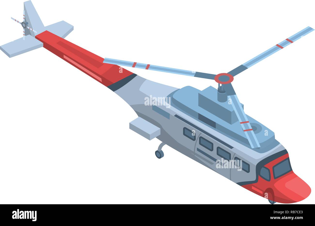 Rescue helicopter icon, isometric style Stock Vector Image & Art - Alamy