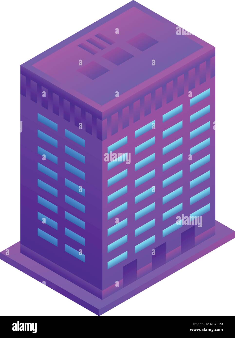 Smart building icon, isometric style Stock Vector Image & Art - Alamy