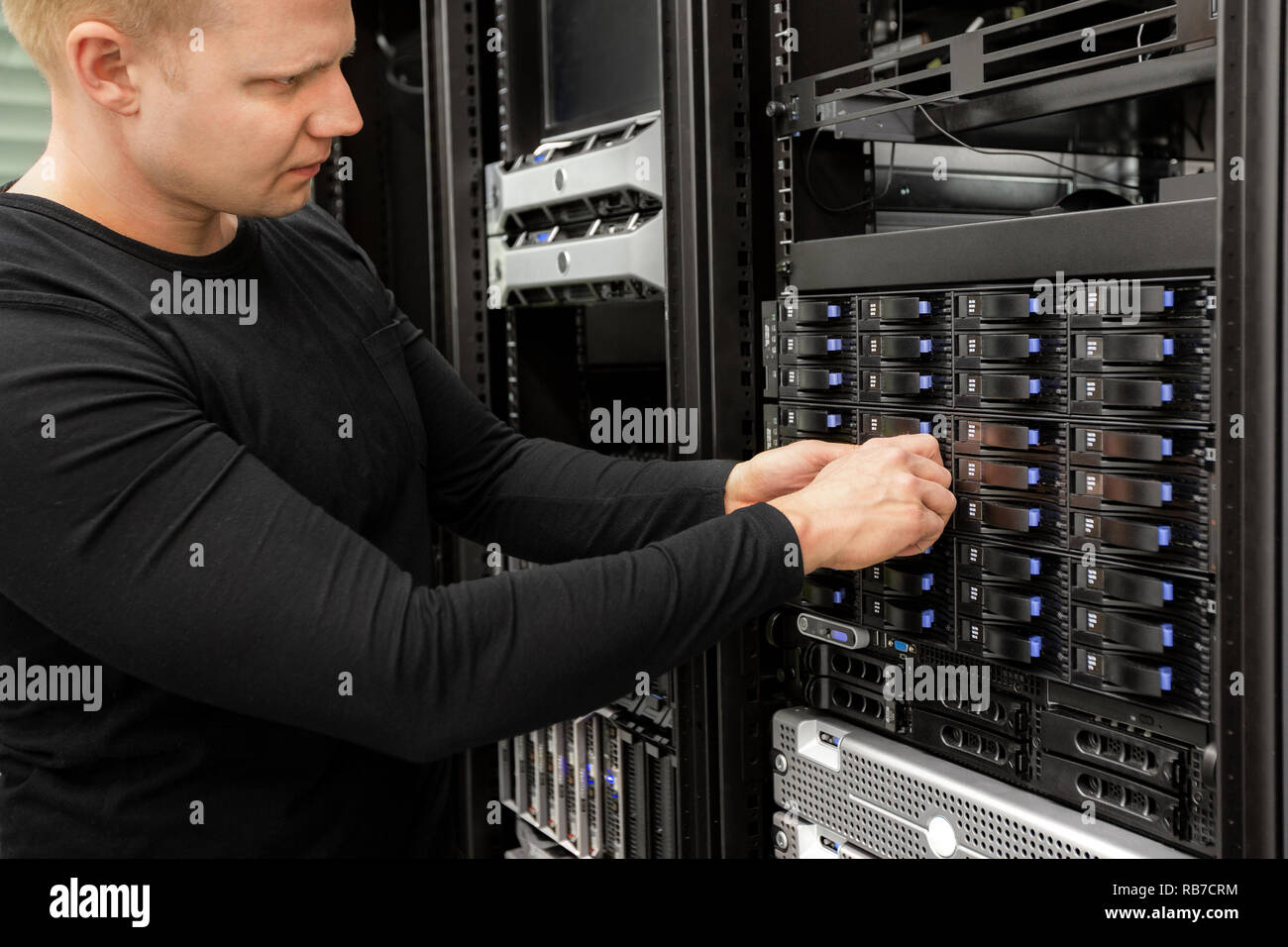 Adjusting to technology hi-res stock photography and images - Alamy