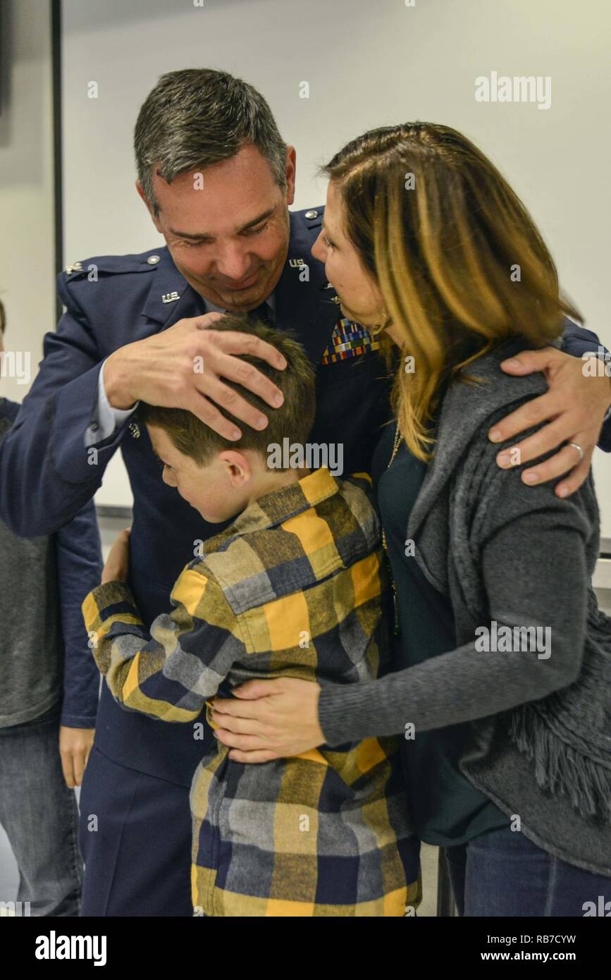 U.S. Air Force Col. Daniel Kelly, 144th Maintenance Group commander, is ...