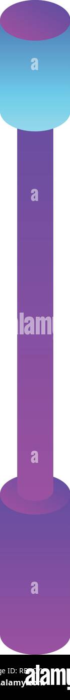 Smart light pillar icon, isometric style Stock Vector Image & Art - Alamy