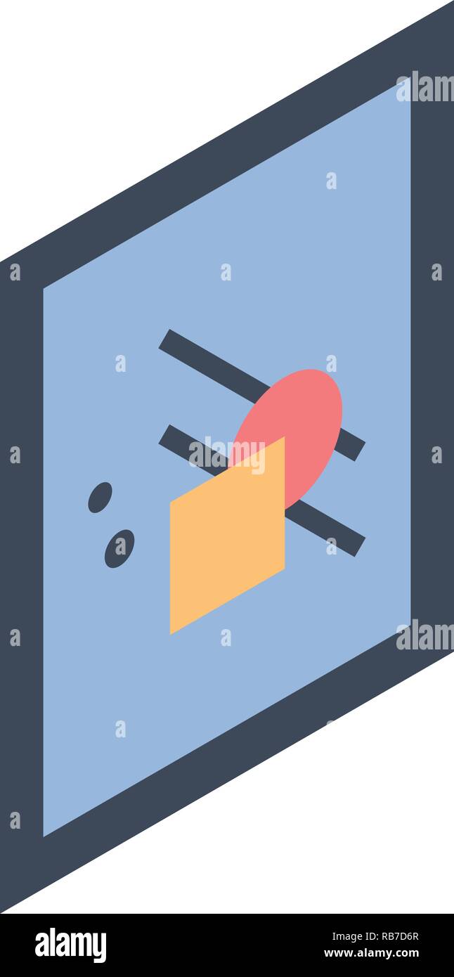 Rectangular wall picture icon, isometric style Stock Vector Image & Art ...