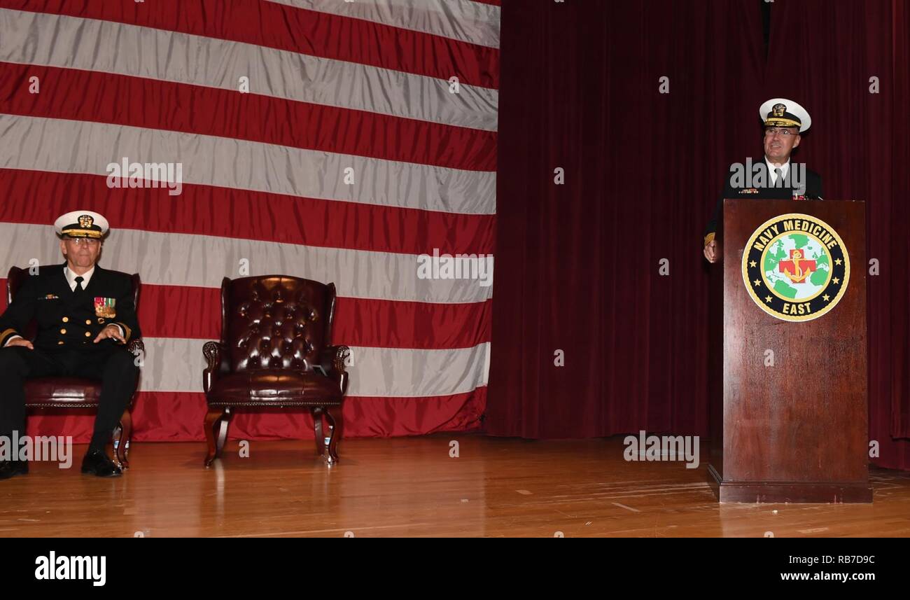 PORTSMOUTH, Va. (Dec. 2, 2016) Vice Adm. Forrest Faison, Navy surgeon ...