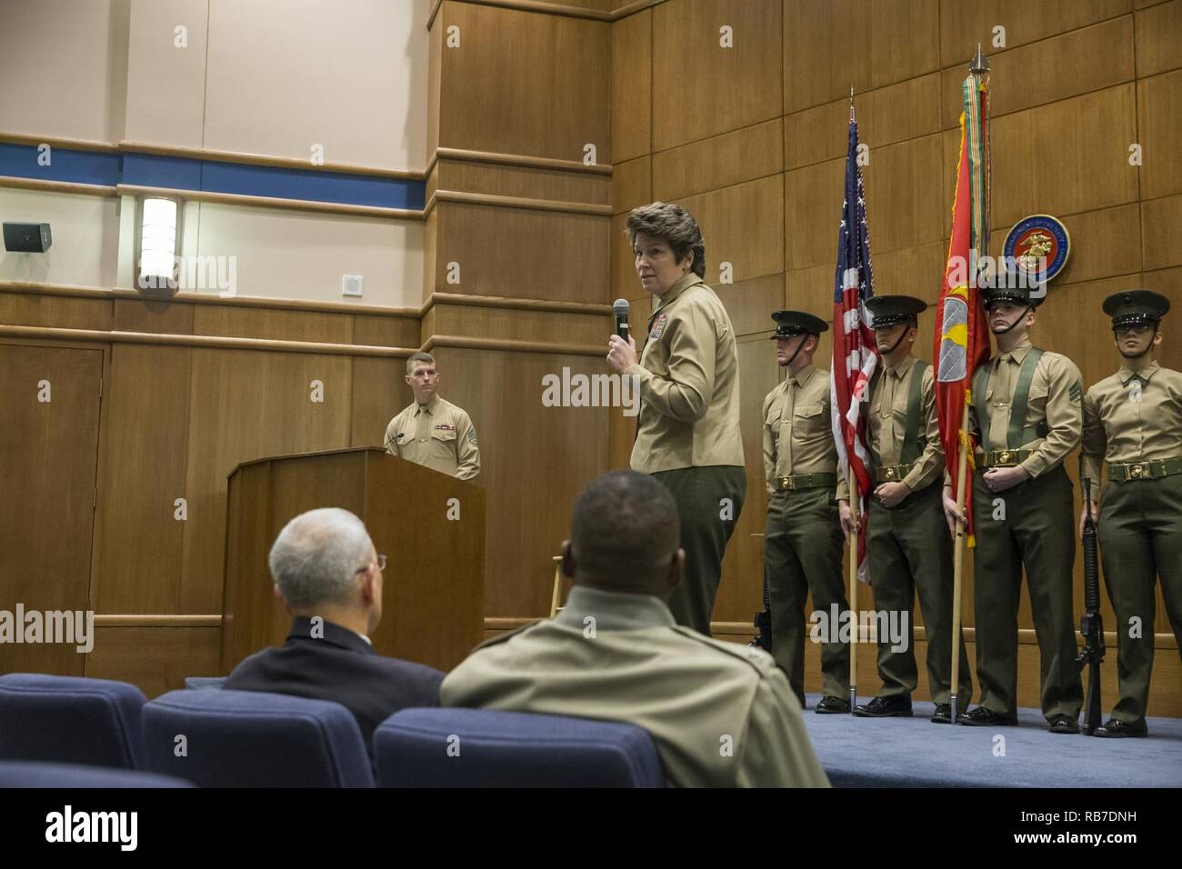 U.S. Marine Corps Maj. Gen. Lori E. Reynolds, commanding general ...