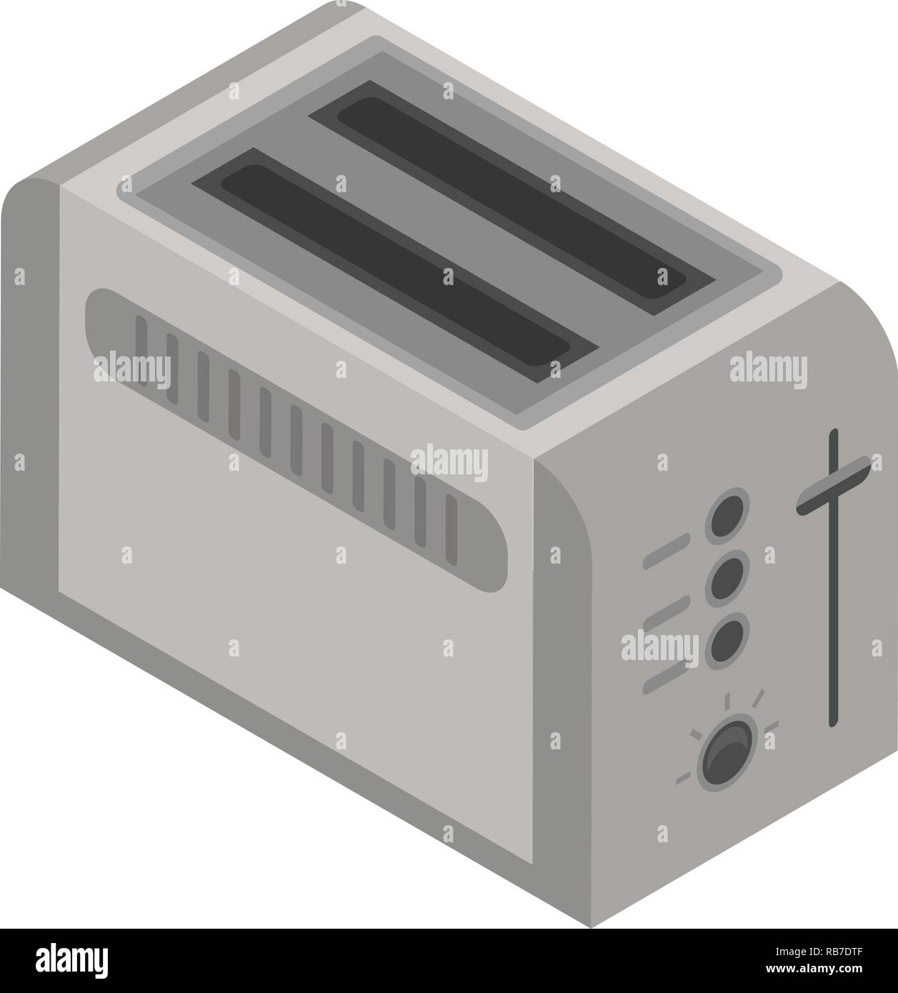 Isometric toaster toasted bread hi-res stock photography and images - Alamy