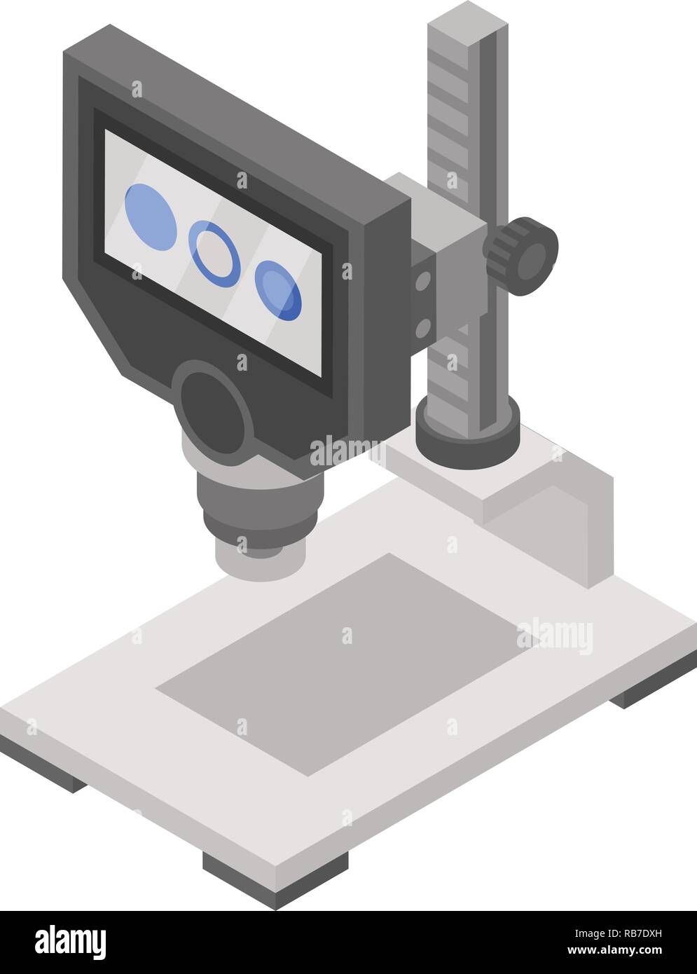 Microscope and parts Stock Vector Images - Alamy