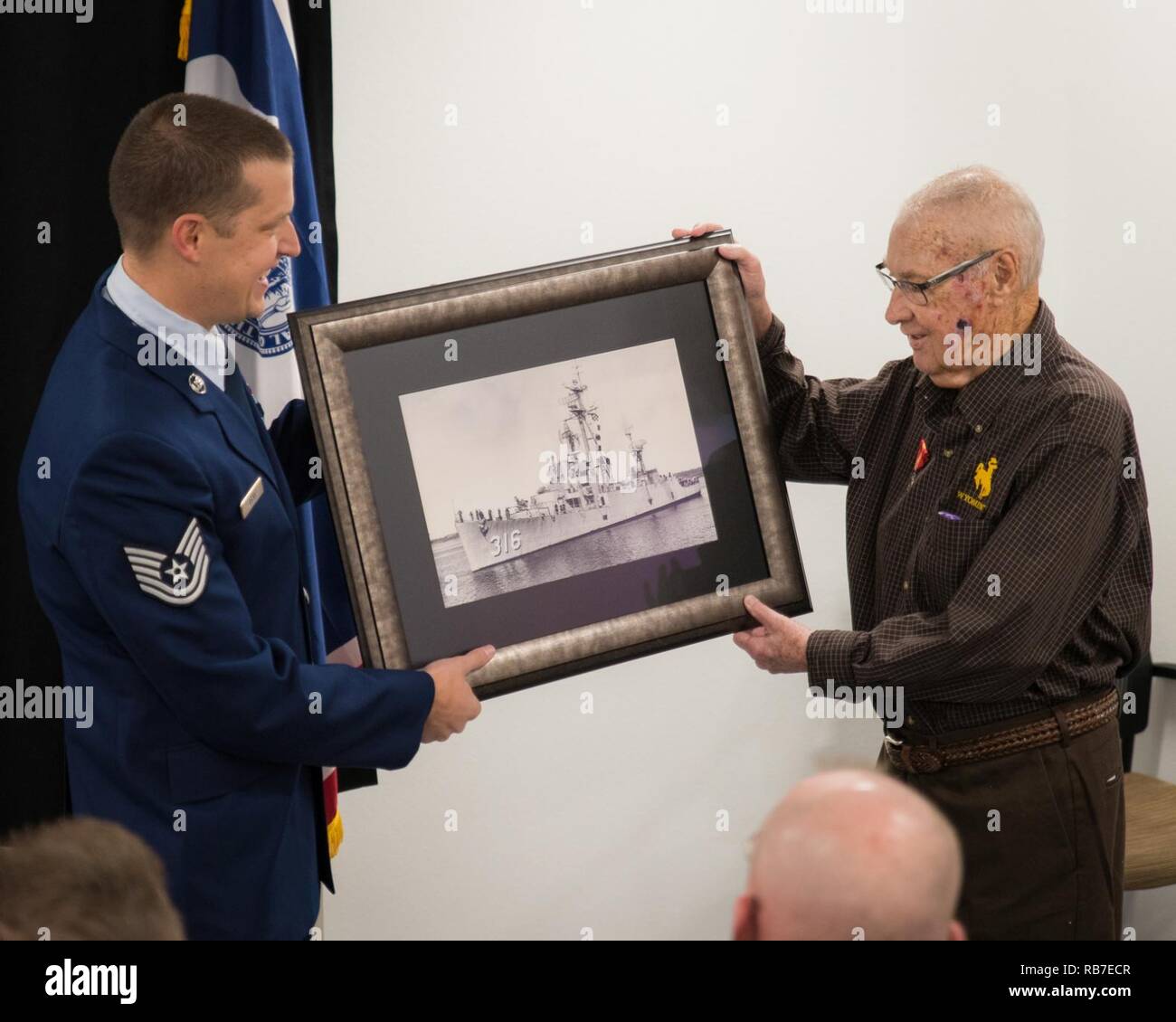 U.S. Air Force Tech. Sgt. Bryce Bishop and his grandfather, Kenneth ...
