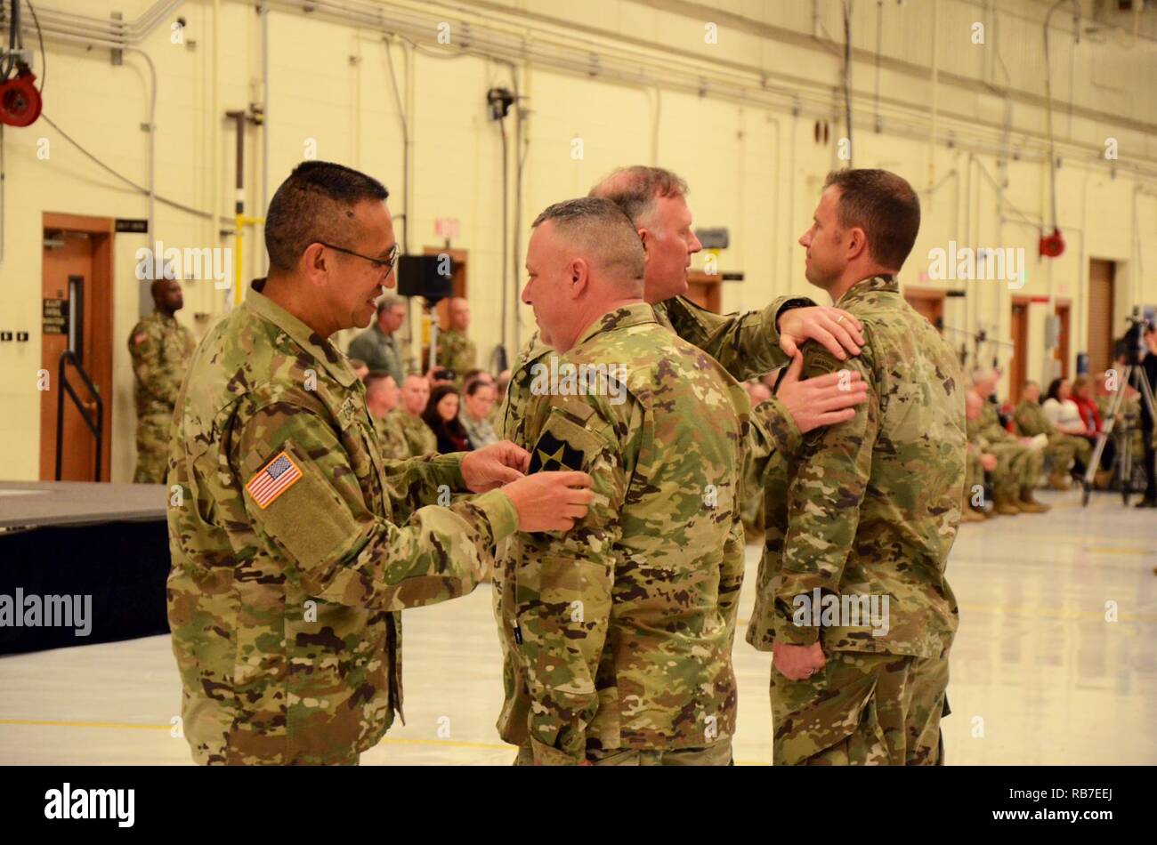 Col. Bryan Grenon (middle), commander of the 81st Stryker Brigade ...