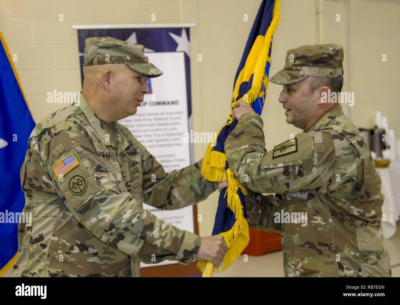 Col. Michel A. Natali, the incoming commander of the New York Army ...