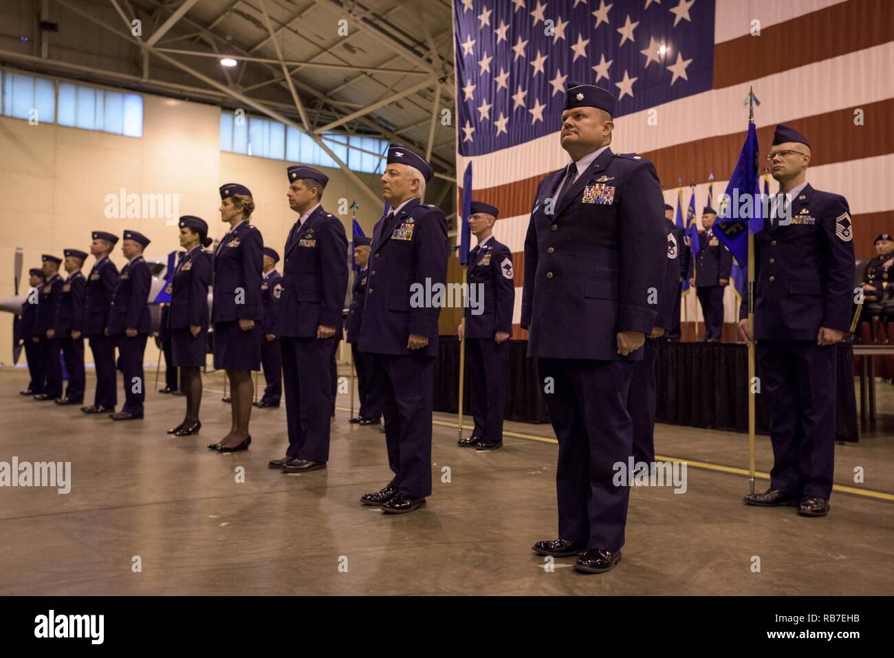 137th Special Operations Wing squadron and group commanders and senior ...