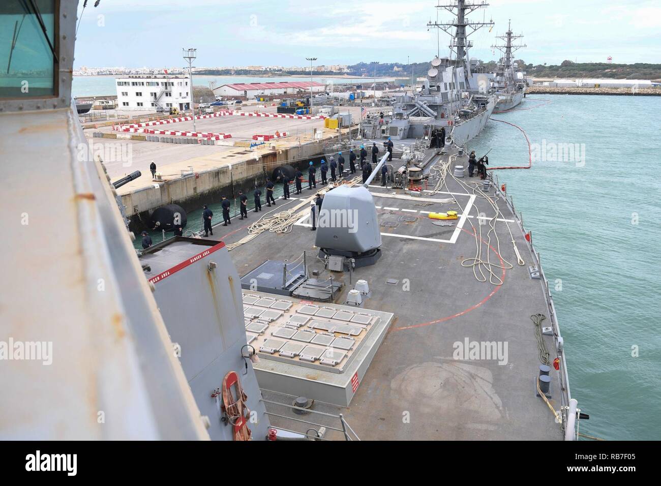 ROTA, Spain (Dec. 3, 2016) USS Donald Cook (DDG 75) departs Naval ...