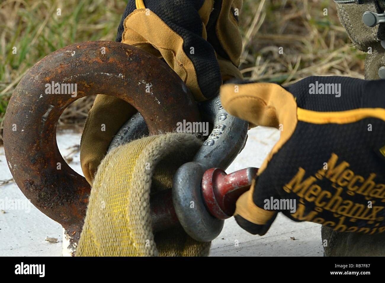 U.S. Air Force Senior Airman Garland Moore, 20th Civil Engineer ...