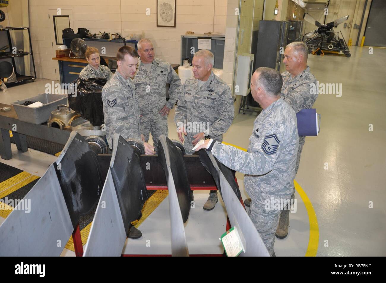 Commanding General of the 22nd Air Force, Maj. Gen. John Stokes, speaks ...