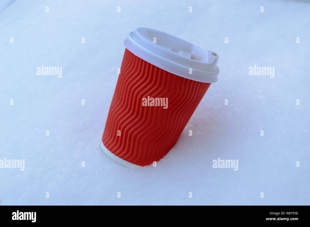 coffee and snow Stock Photo - Alamy