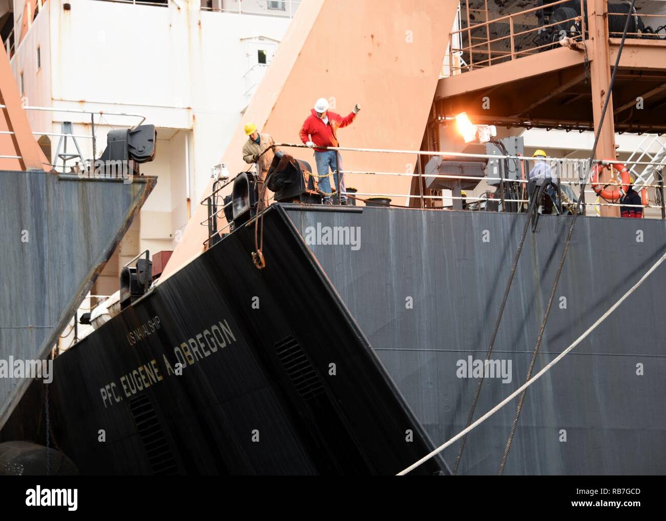 NEWPORT NEWS, Va (December 4, 2016)--Contract civilian mariners ...