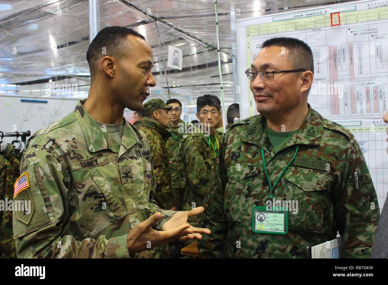 Col. Andrew C. Gainey, 17th Field Artillery Brigade commander and Col ...