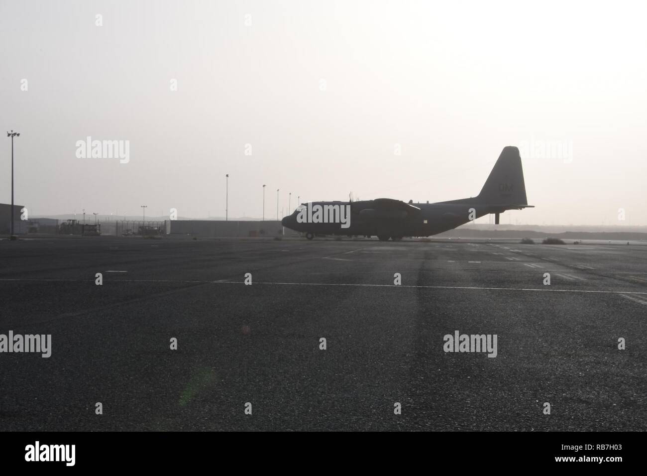 An EC-130H Compass Call taxis Dec. 5, 2016 at an undisclosed location ...