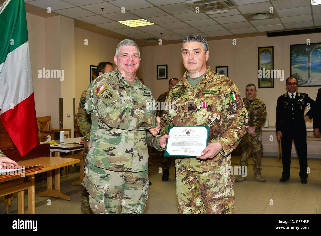 Brig. Gen. Kenneth H. Moore, U.S. Army Africa deputy commanding General ...