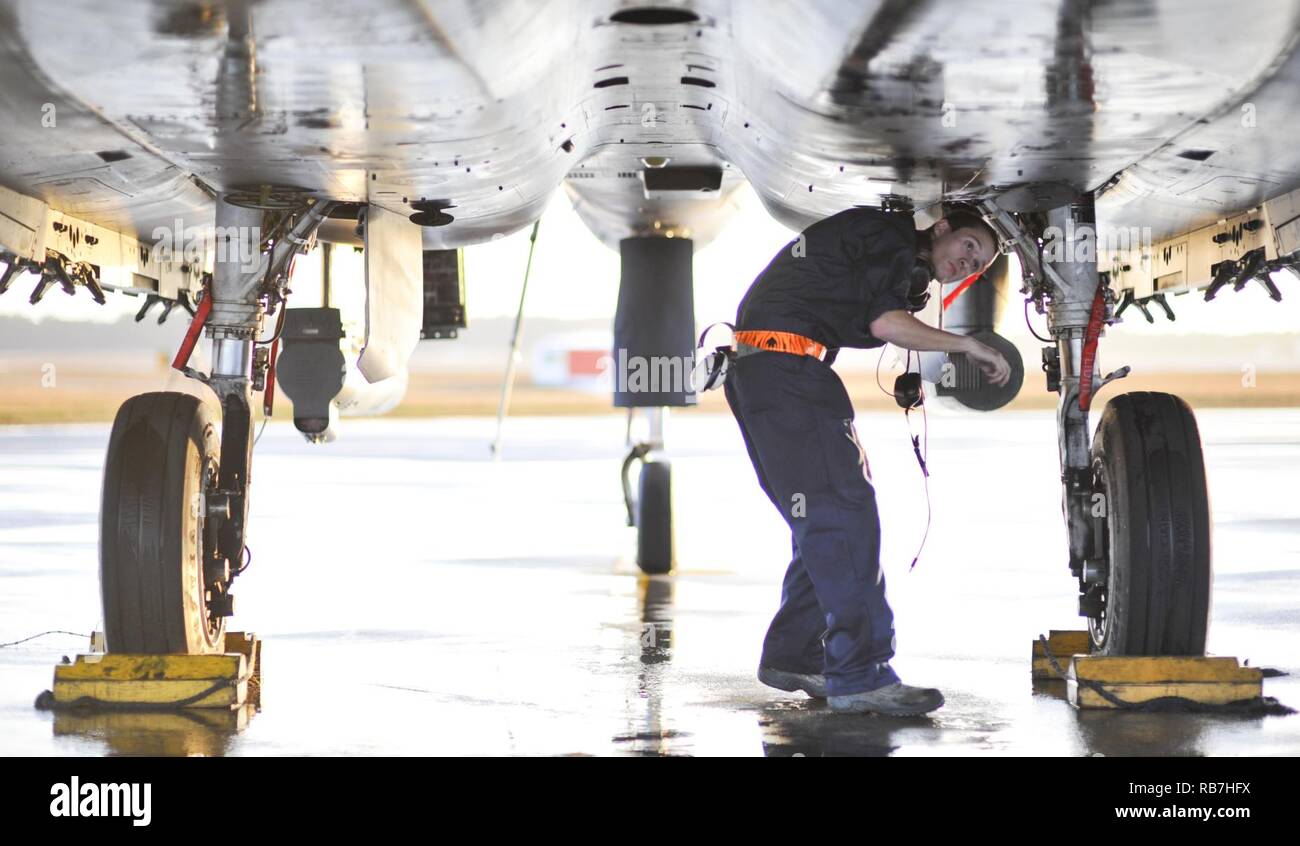 U.S. Air Force Airman 1st Class Morgan Cisna, an F-15E Strike Eagle ...