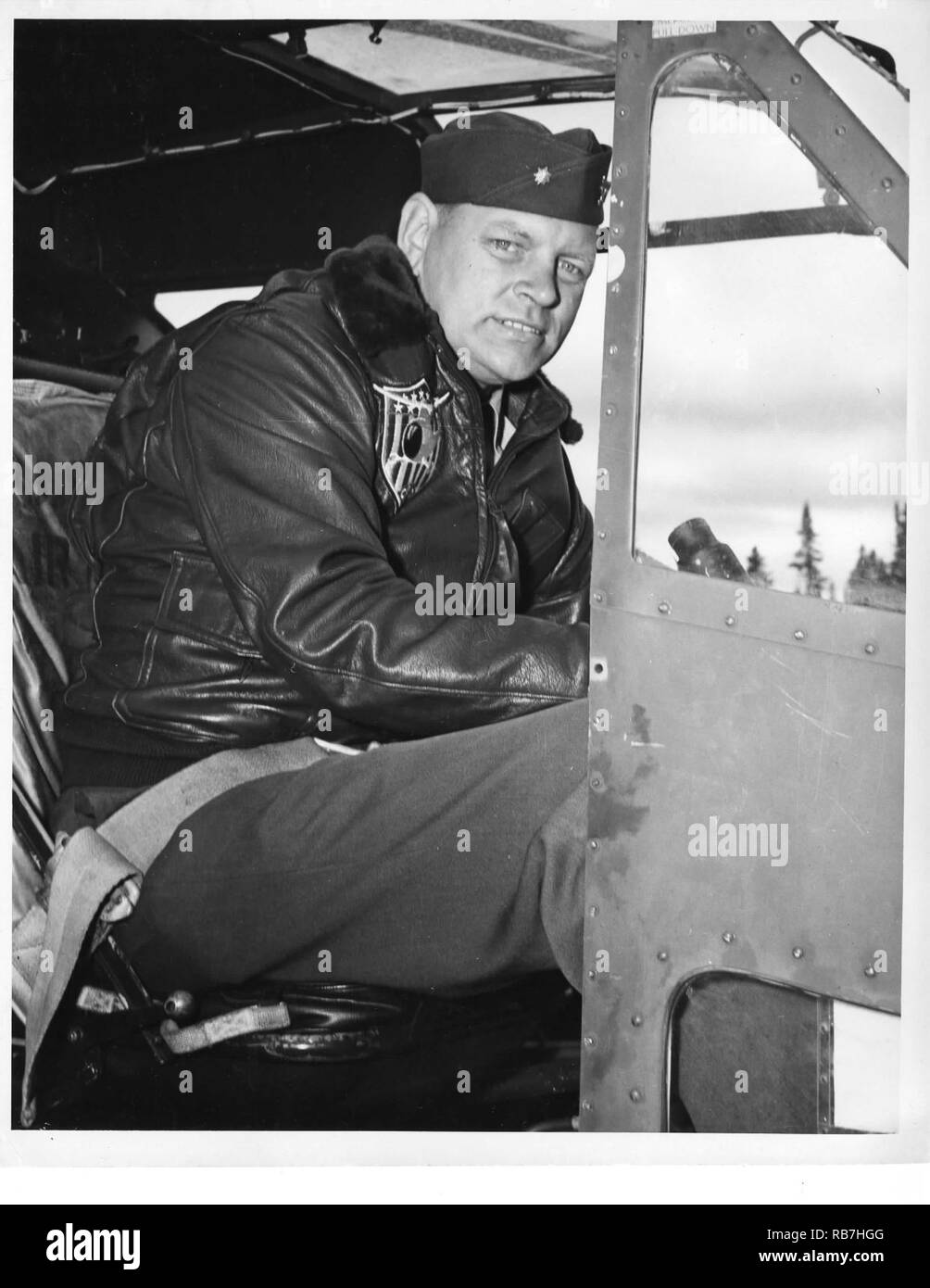 Cmdr. Frank Erickson, Coast Guard helicopter pilot No. 1, in the ...