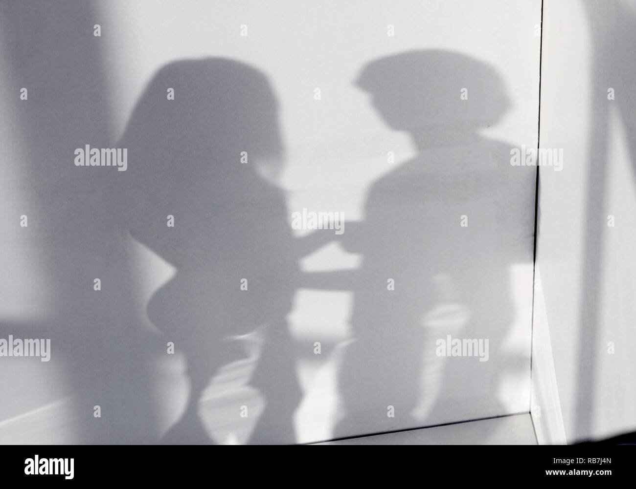 white background with a blurred shadow Stock Photo - Alamy