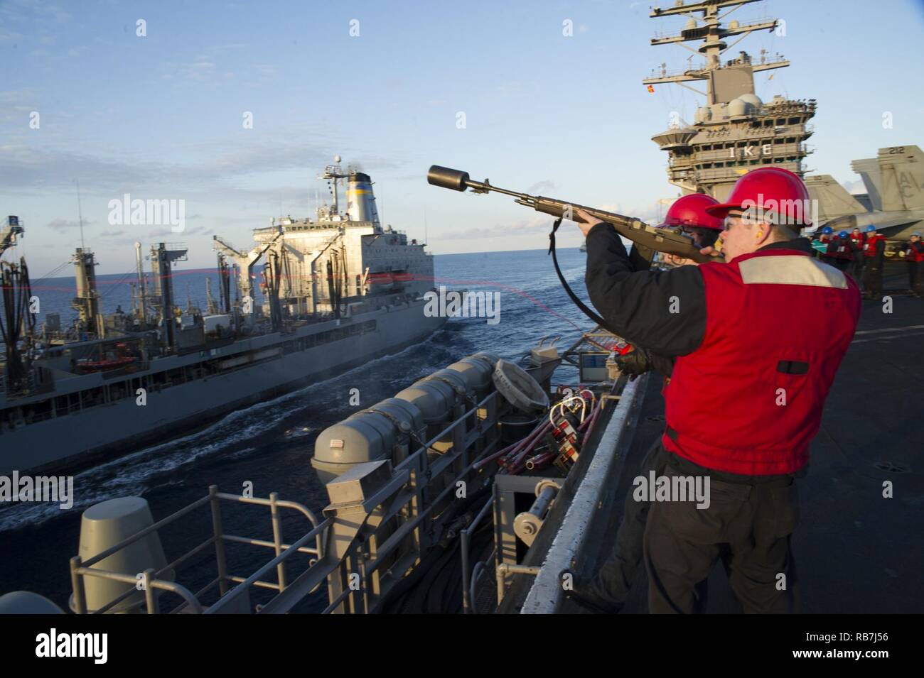 MEDITERRANEAN SEA (Dec. 5, 2016) Petty Officer 3rd Class Joseph Lester ...