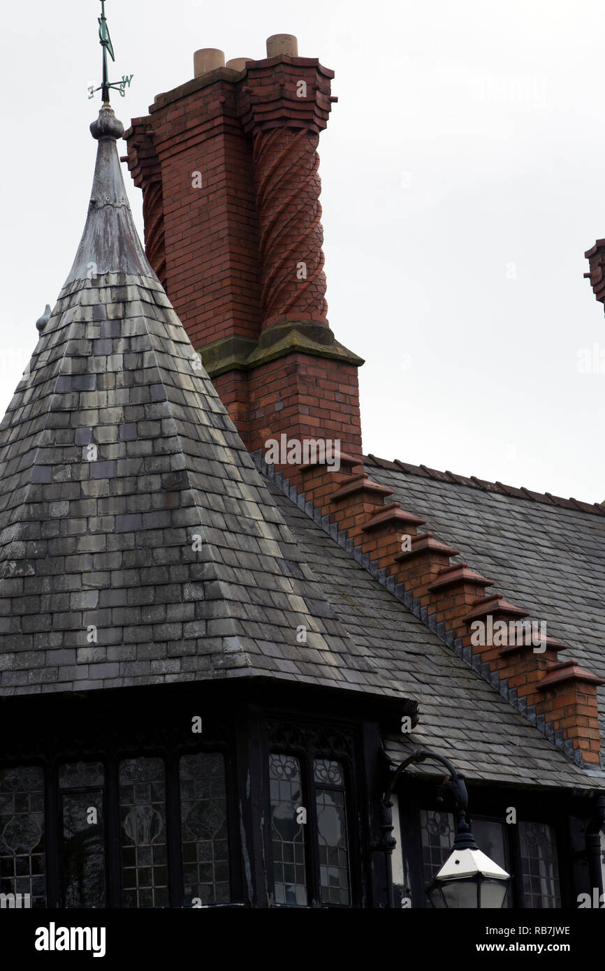 Ornate chimney stack hi-res stock photography and images - Alamy
