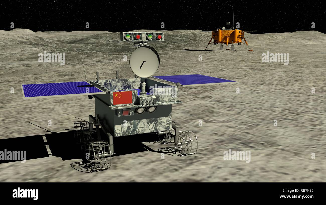 Yutu 2 moon hi-res stock photography and images - Alamy