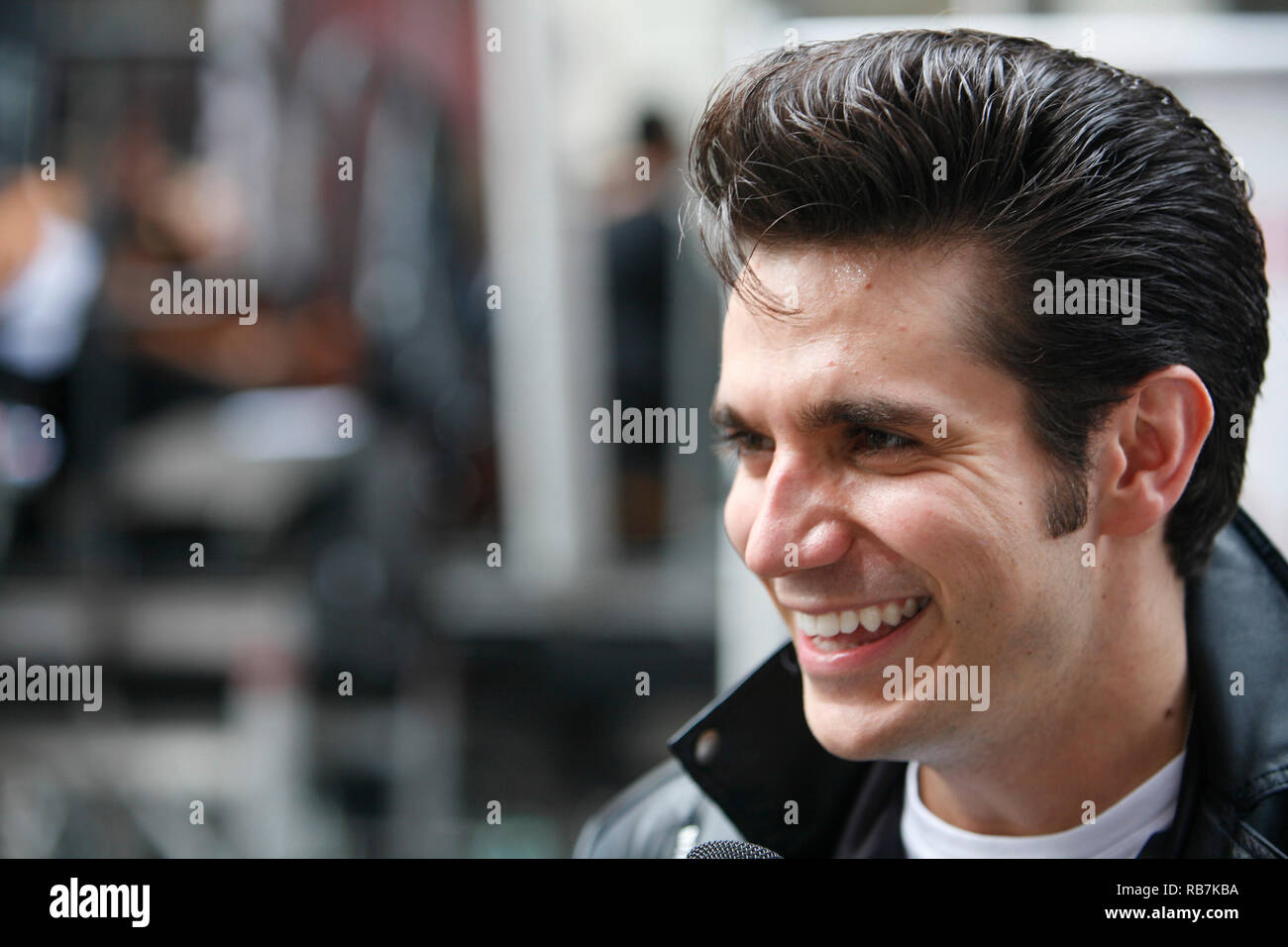 Derek Keeling ( GREASE ) attending BROADWAY on BROADWAY 2008 in Times ...