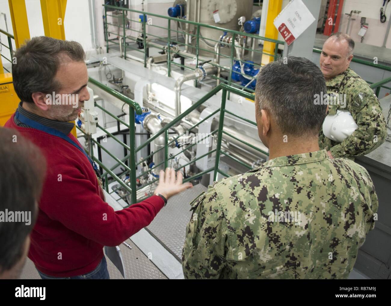 NAPLES, Italy (Dec. 6, 2016) Fabio Improta, Utilities and Energy Branch ...