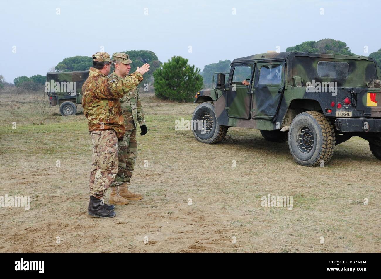 From right: U.S. Army Lt. Col. Benjamin A. Bennet, commander of 54th ...
