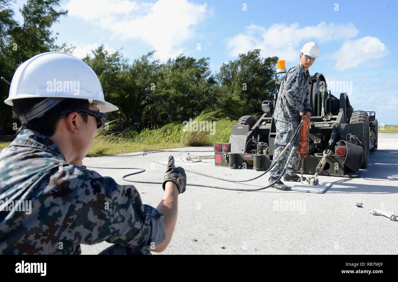 Airmen with the Japan Air Self-Defense Force conduct Mobile Aircraft ...