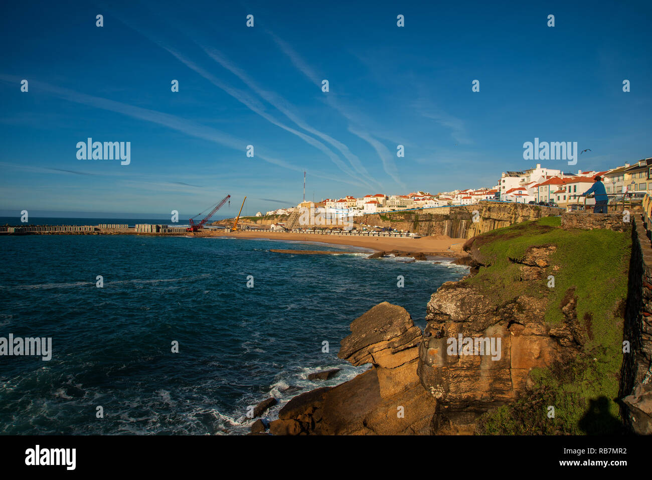 View of Ericeira village in Portugal Stock Photo - Alamy
