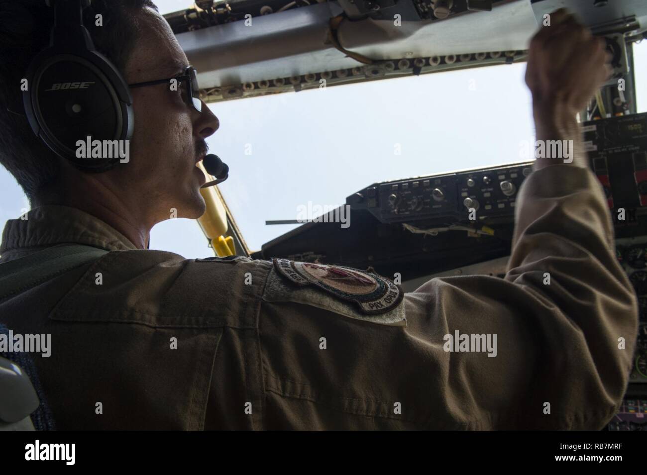 U.S. Air Force Capt. Jonathan Benson, 351st Expeditionary Air Refueling ...