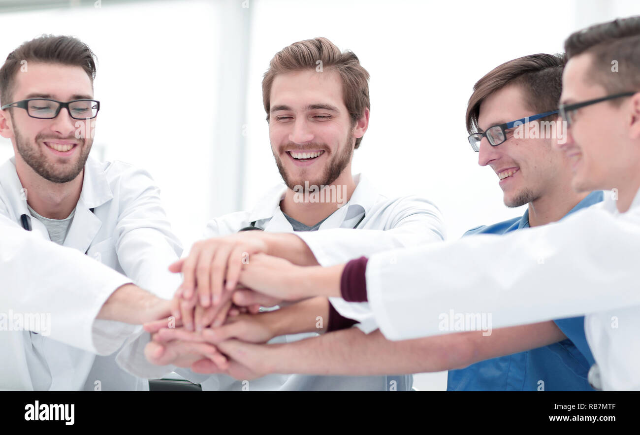 medical team showing their success Stock Photo - Alamy