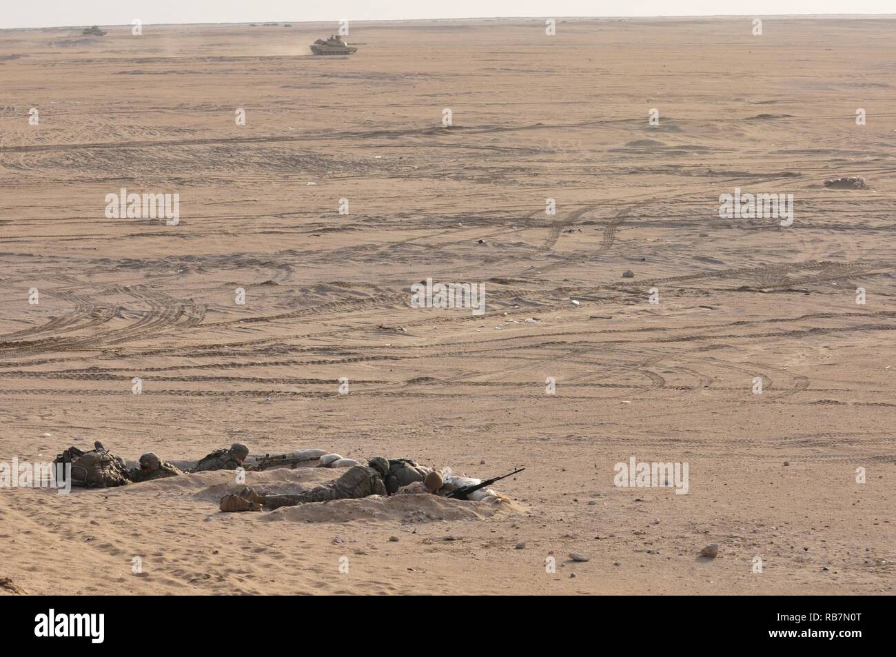 Sniper teams from the 3rd Armored Brigade Combat Team, 1st Armored ...