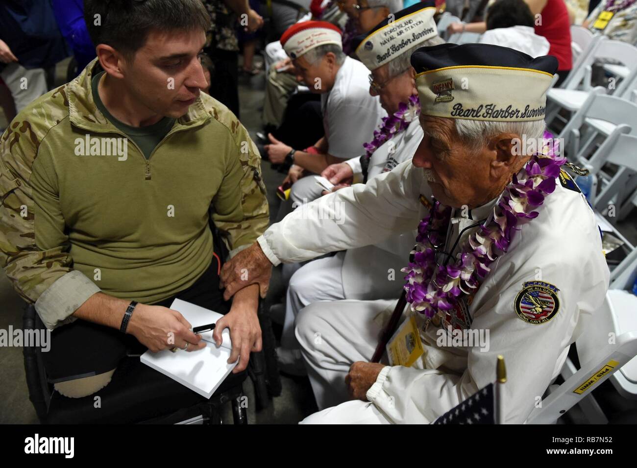 PEARL HARBOR (Dec. 7, 2016) U.S. Army retired Staff Sgt. Timothy Payne ...