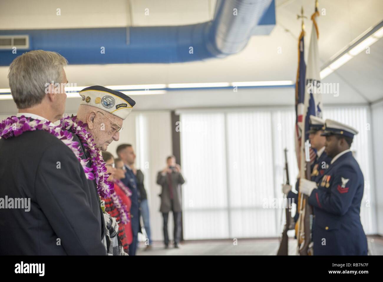 Retired Chief Petty Officer George Larsen attended a Pearl Harbor ...