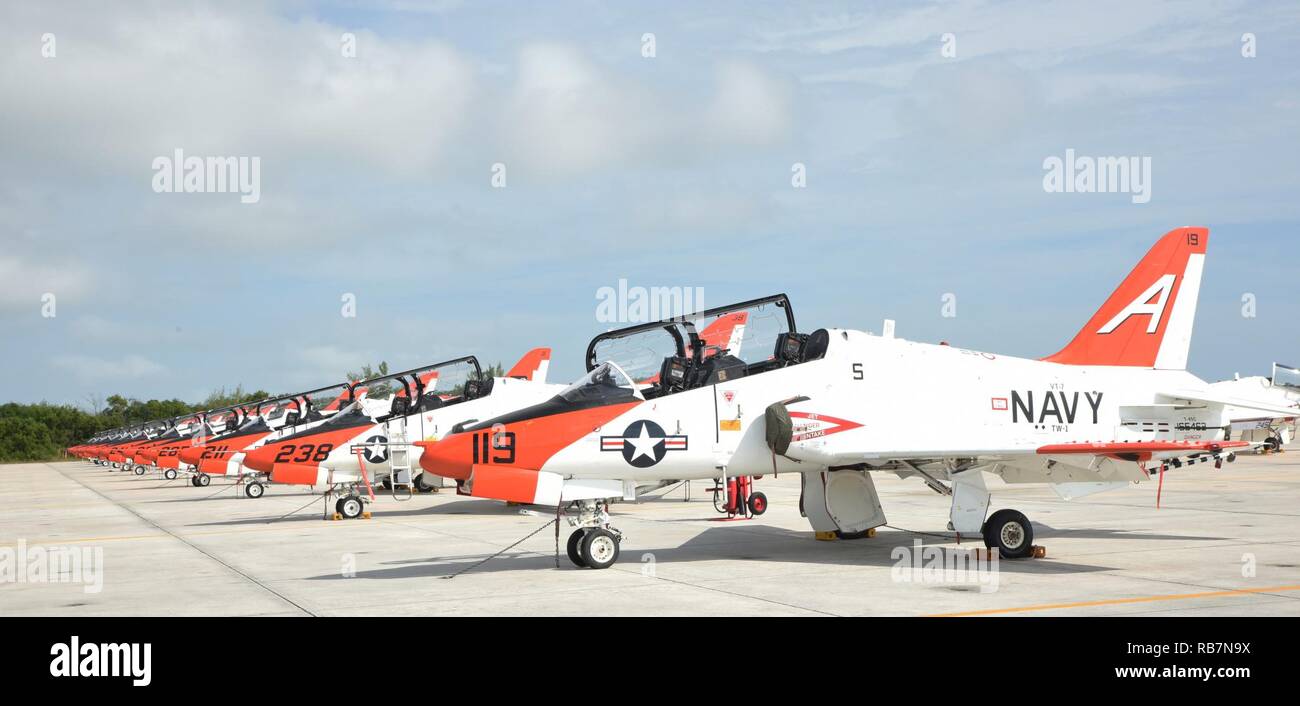 KEY WEST, Florida (December 7, 2016) 40 T-45 Goshawk jets from Chief of ...