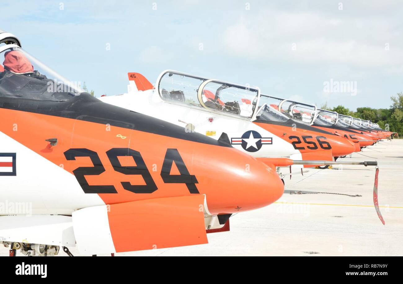 KEY WEST, Florida (December 7, 2016) 40 T-45 Goshawk jets from Chief of ...