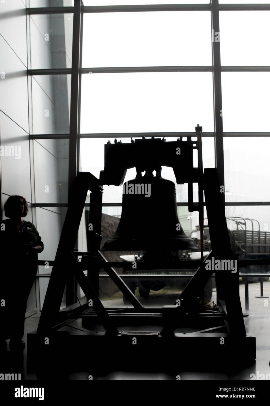 The Normandy Liberty Bell sounds during a commemorative ceremony at the ...