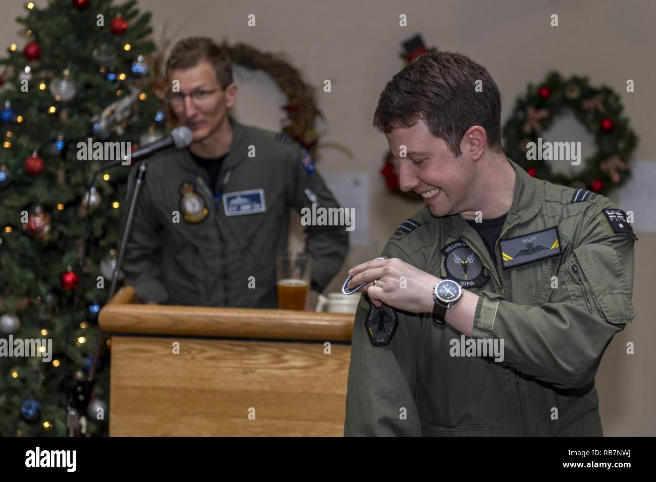 OAK HARBOR, Wash. (Dec. 7, 2016) Flight lieutenant Martin Rowe, a ...