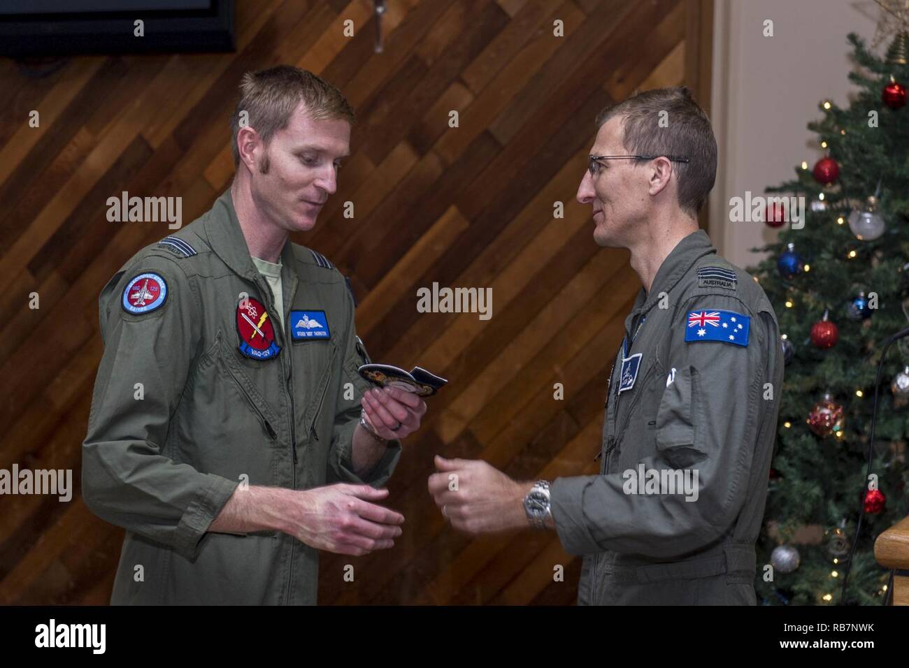 OAK HARBOR, Wash. (Dec. 7, 2016) Flight lieutenant Steven Thornton, a ...