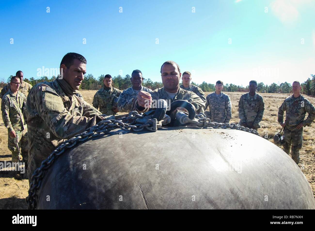 Team safeties with 127th Engineer Battalion, 1st Brigade Combat Team ...